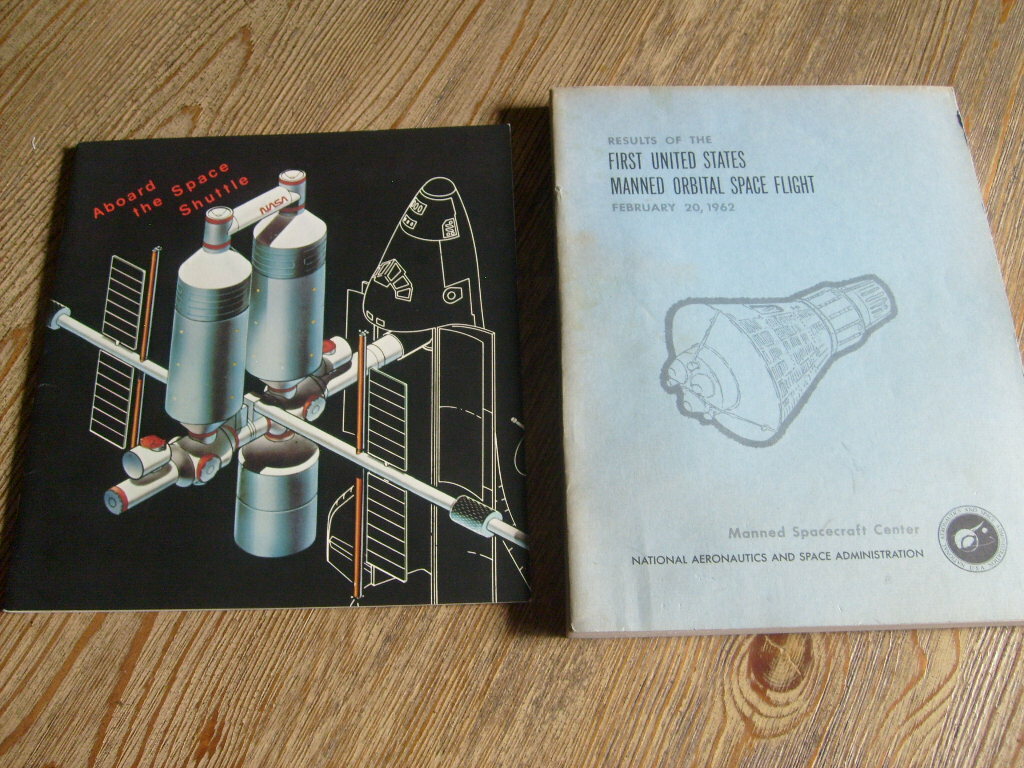 1st US Manned Orbital Space Flight 1962 & Aboard the Space Shuttle 1980 ...