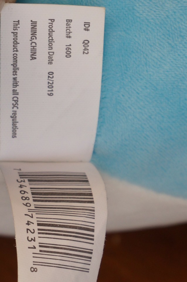 Plush SQUISHMALLOWS 8" Med Blue NARWHAL Stuffed Animal Whale Rainbow ...