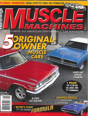 Hemmings Muscle Machines Magazine Original Owner Cars Charger Firebird ...