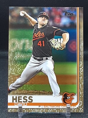DAVID HESS 2019 TOPPS GOLD #151/2019 ORIOLES N1 | eBay
