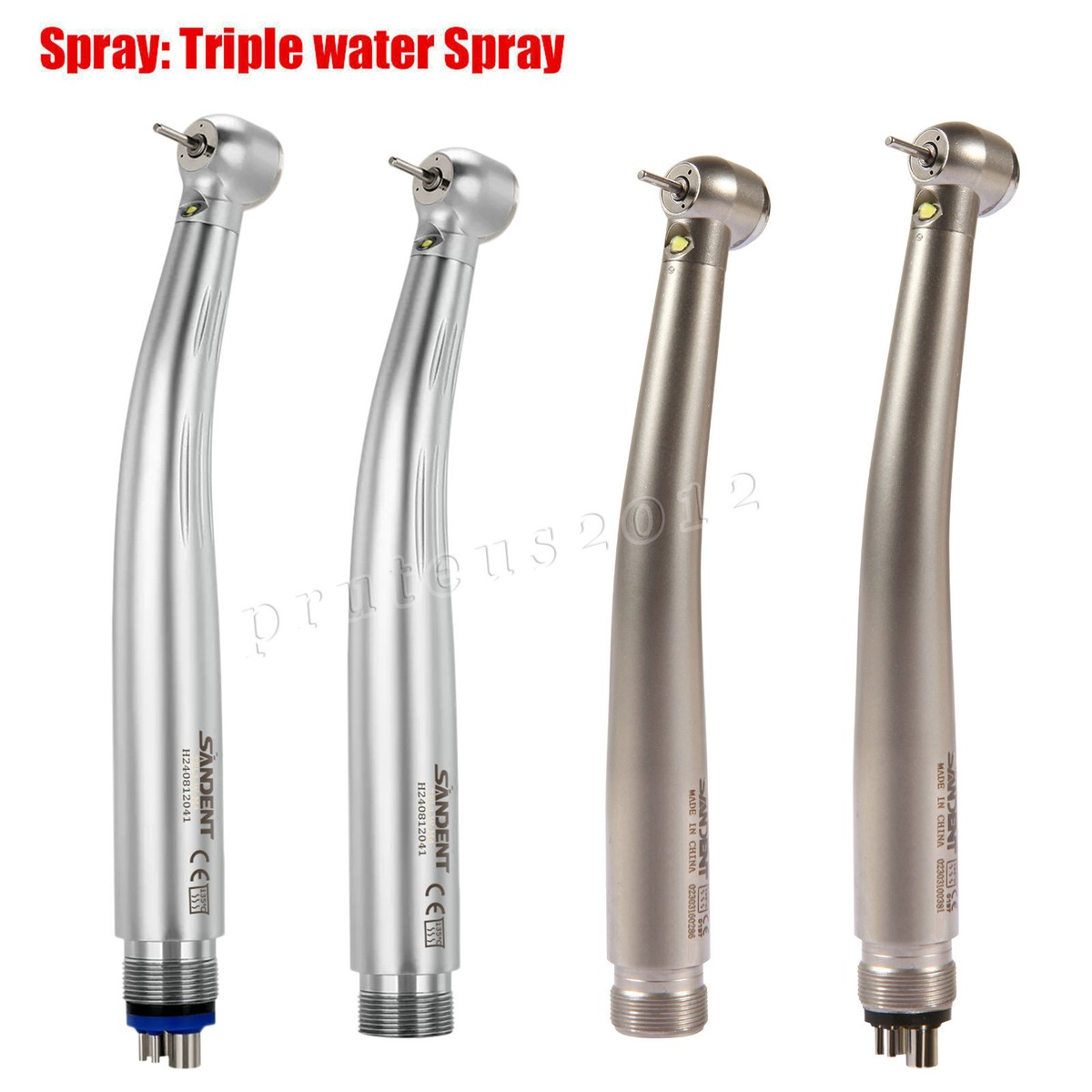 High Speed 2 Hole (Borden) Dental Handpieces Dental High-Speed Fiber ...