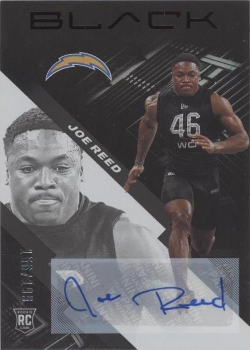 2020 Panini Black - Rookies Joe Reed #188 Autographs /199 (AU, RC) for ...