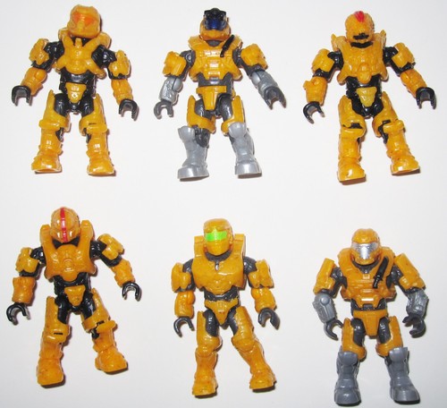 Light Orange Spartan Halo Mega Bloks Construx Squad Minifigure Action ...