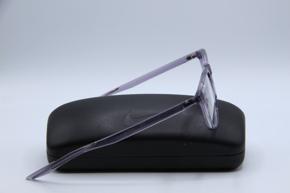NEW NIKE 7129 500 CLEAR PURPLE AUTHENTIC EYEGLASSES 52-19 | eBay
