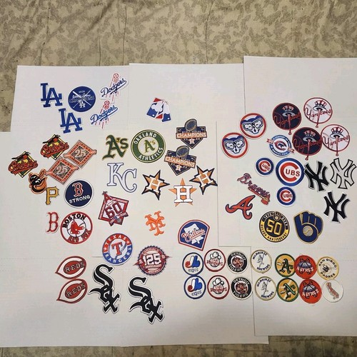 MLB MAJOR LEAGUE BASEBALL TEAM PATCHES/ 2-3 INCH / YOU PICK ANY 5 | eBay