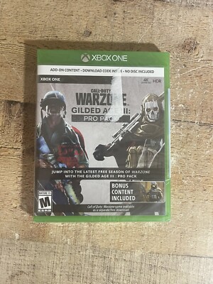 Call OF Duty Warzone Gilded Age III: Pro Pack Xbox One Brand New ...
