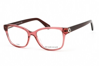 Kate Spade NY Reilly/G LHF 51mm Women's Burgundy Eyeglasses Ophthalmic ...