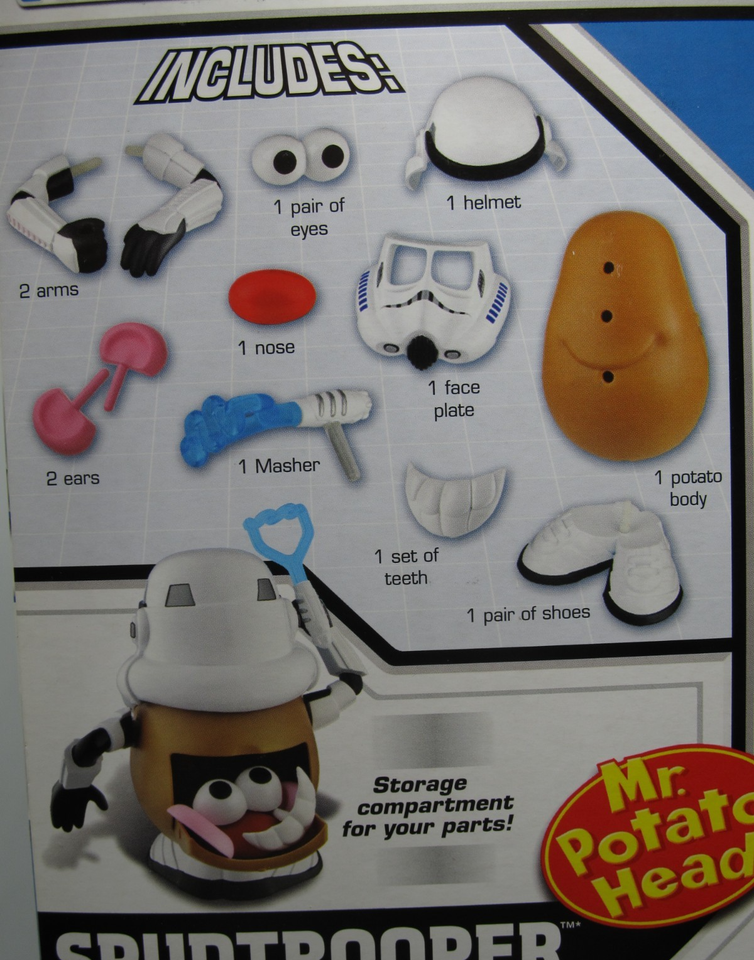 Mr. Potato Head Star Wars SPUDTROOPER 2008 Hasbro Spud Trooper New ...