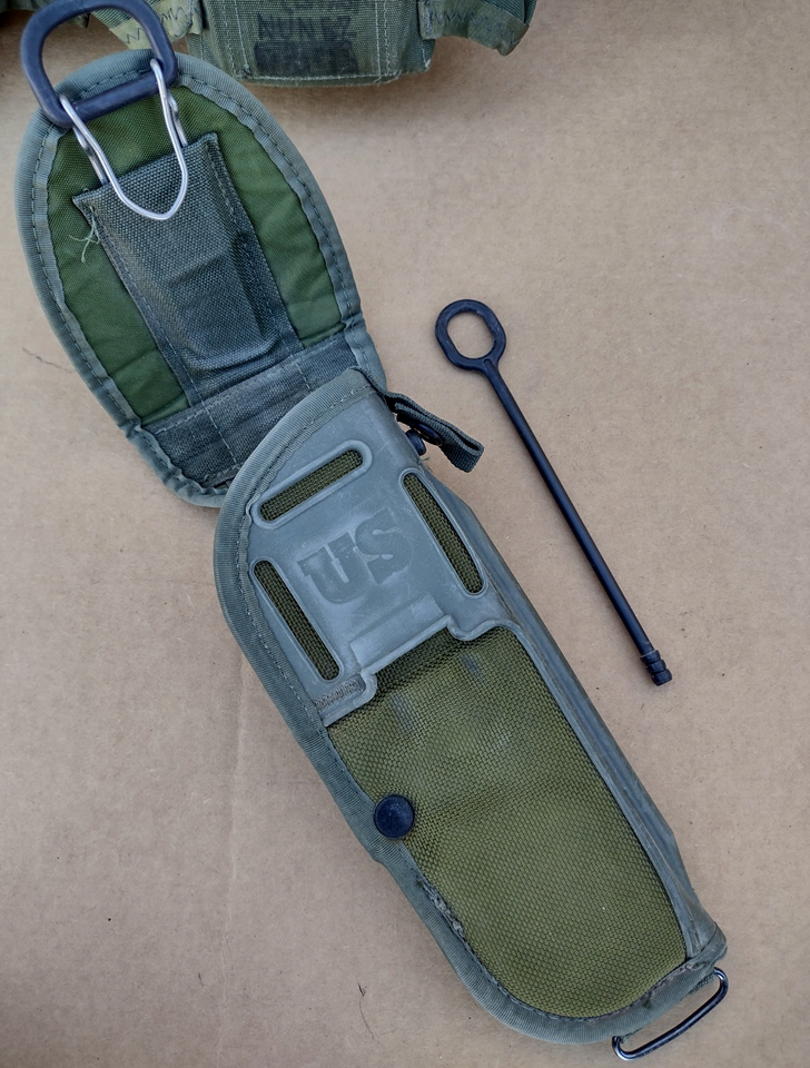 USGI ALICE WEB GEAR LBE SET w/ M12 HOLSTER PISTOL MAG POUCHES PISTOL ...
