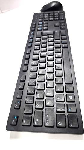 DELL Wireless Keyboard WK636+ MS3320W Mouse, 2.4 GHz USB 1600 DPI ...
