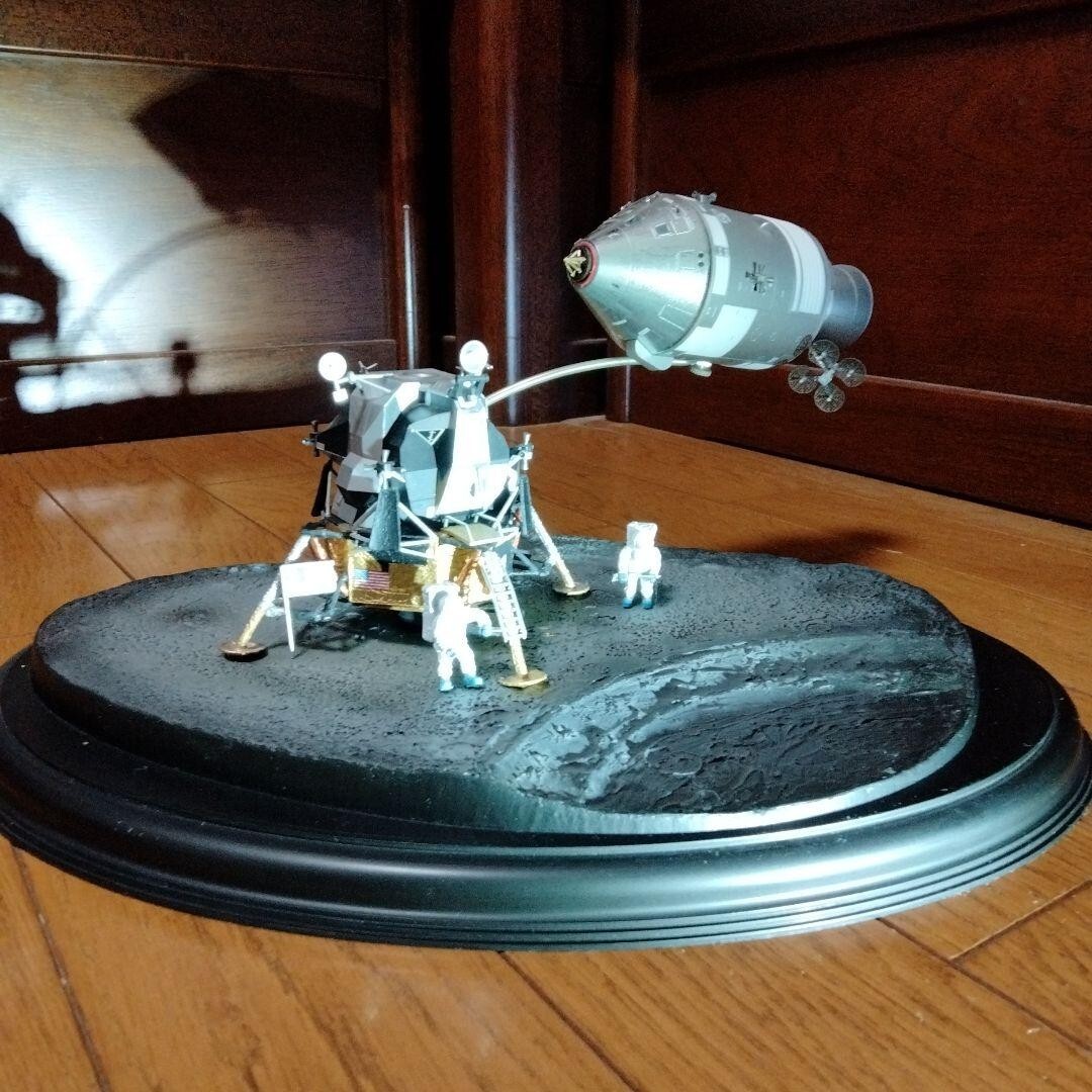 NASA Apollo 11 CSM & Lunar Module with Moon Base Model Kit 1/72 Space ...