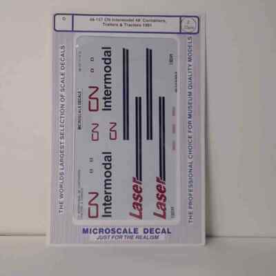 Microscale O Scale Decals: CANADIAN NATIONAL TRAILER CONTAINER CABS ...
