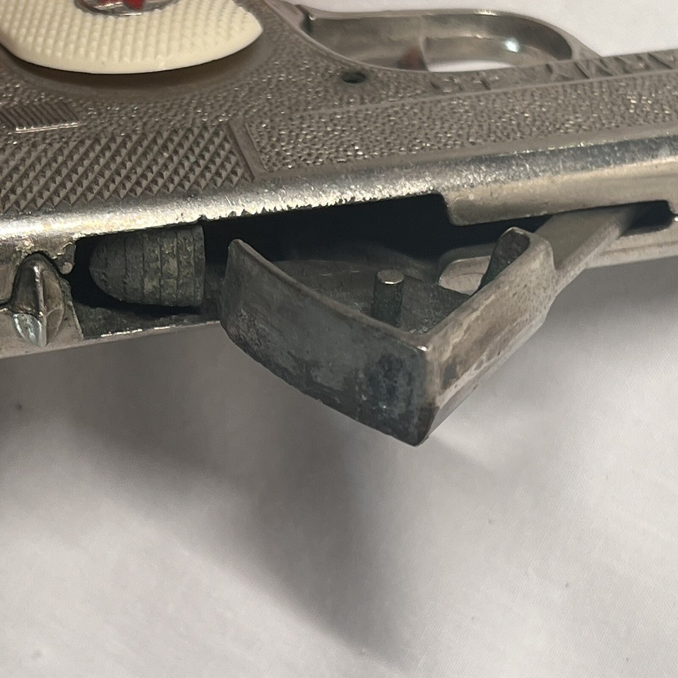 VTG 1950s Hubley Army Colt 45 Toy Star Cap Gun * RARE * Chrome ? | eBay