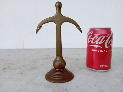 Vintage Brass Maritime Boat Hook Head Nautical Old Ship Tool Changed to ...