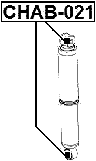 Bushing, Rear Shock Absorber Fits Holden 20767213, 20924240, 25995942 ...