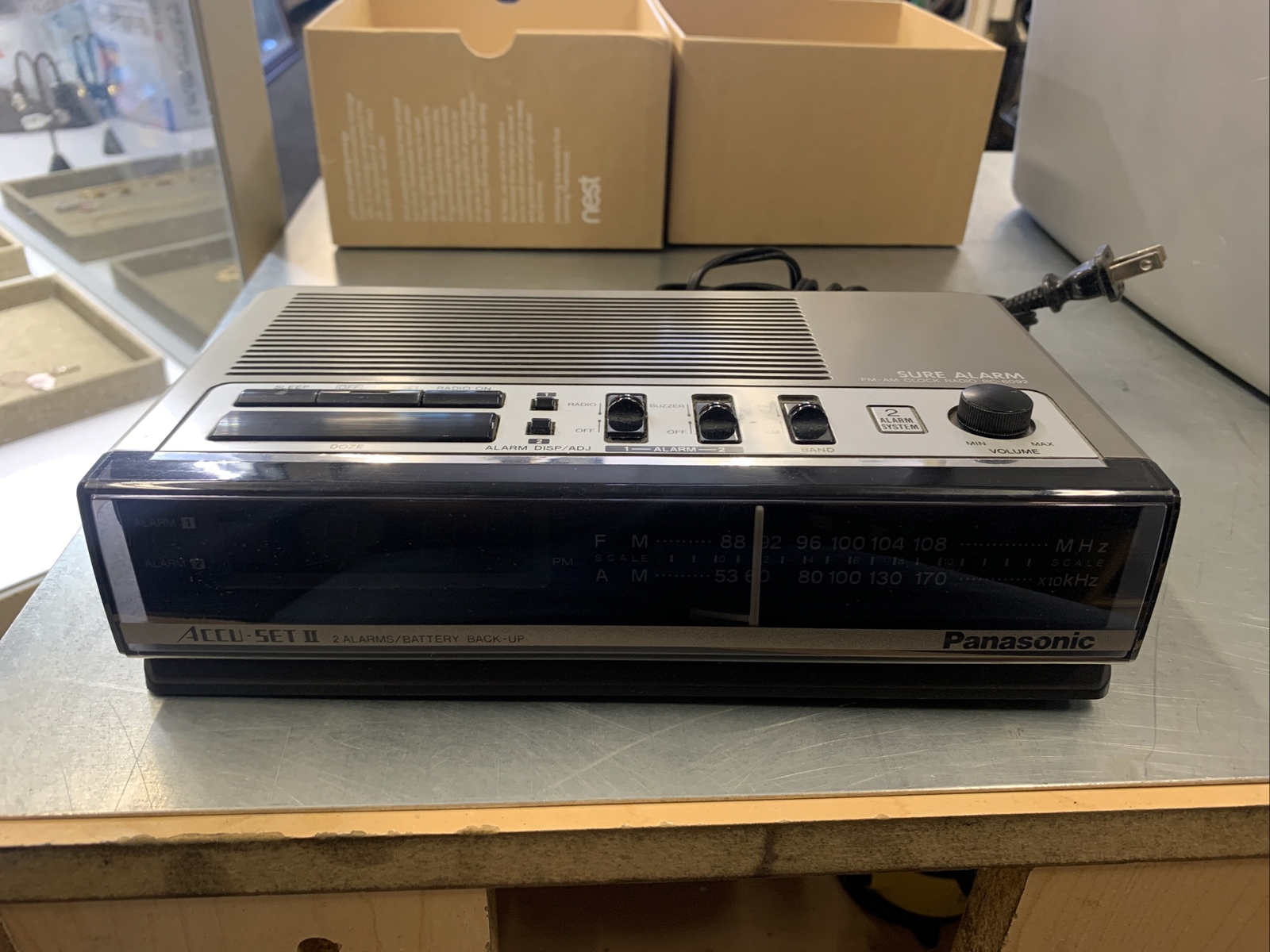 Panasonic accu set II alarm clock radio RC-6092 | eBay