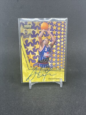 1999-00 Topps Stadium Club Steve Francis RC Lone Star Signatures Auto ...