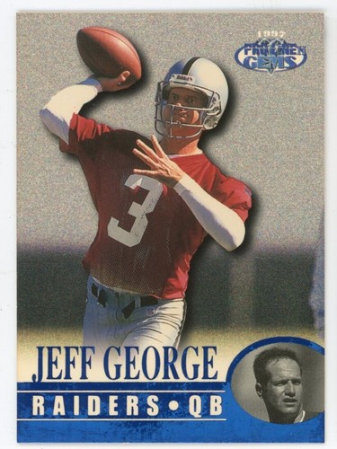 1997 Pro Line Gems Jeff George #53 FOOTBALL | eBay