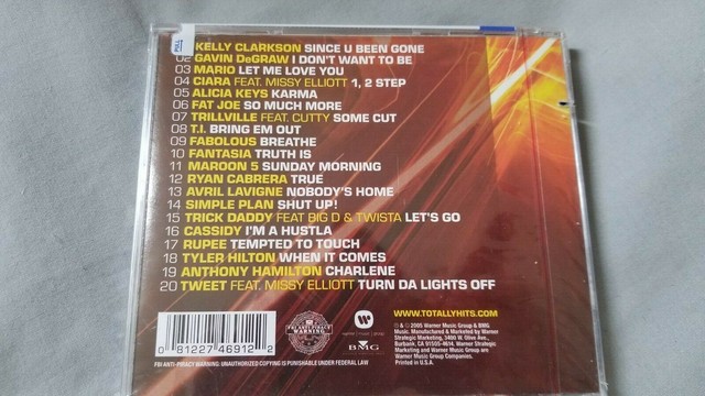 Totally Hits 2005 by Various Artists (CD, May-2005, Atlantic (Label ...