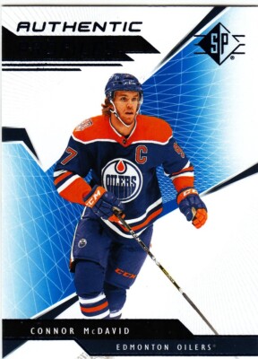 2018-19 SP Authentic Profiles Blue Connor McDavid # AP-CM | eBay