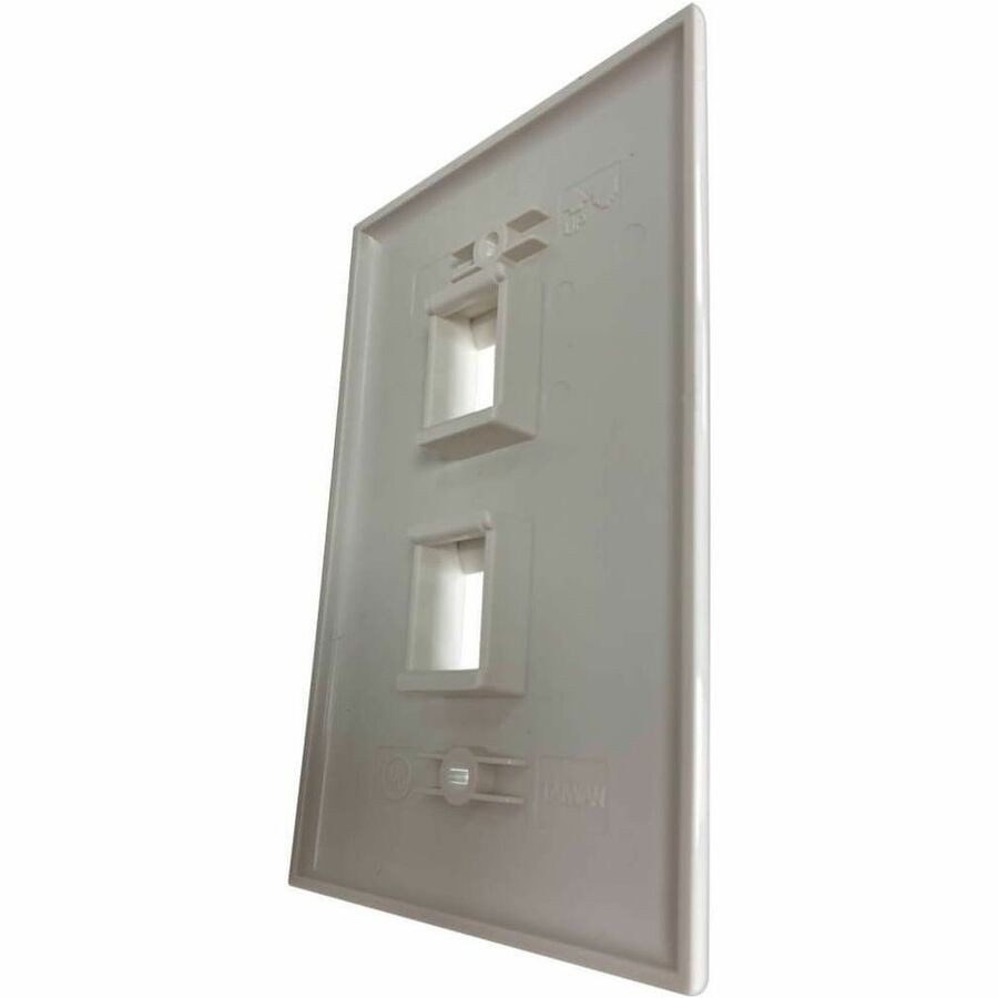 Eaton Tripp Lite Series Safe-IT 2-Port Single-Gang Keystone Wall Plate, Antibact | eBay