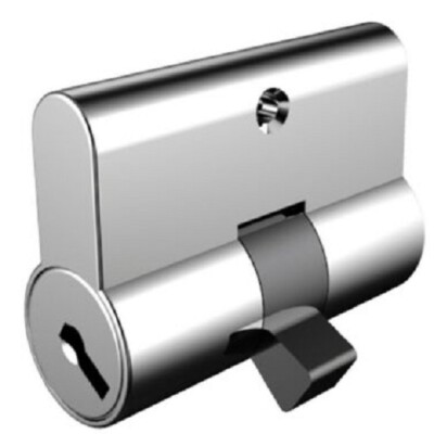 Rolltrak Spares DOUBLE WAFER CYLINDER LOCK WITH 3 KEYS 8190 Chrome ...