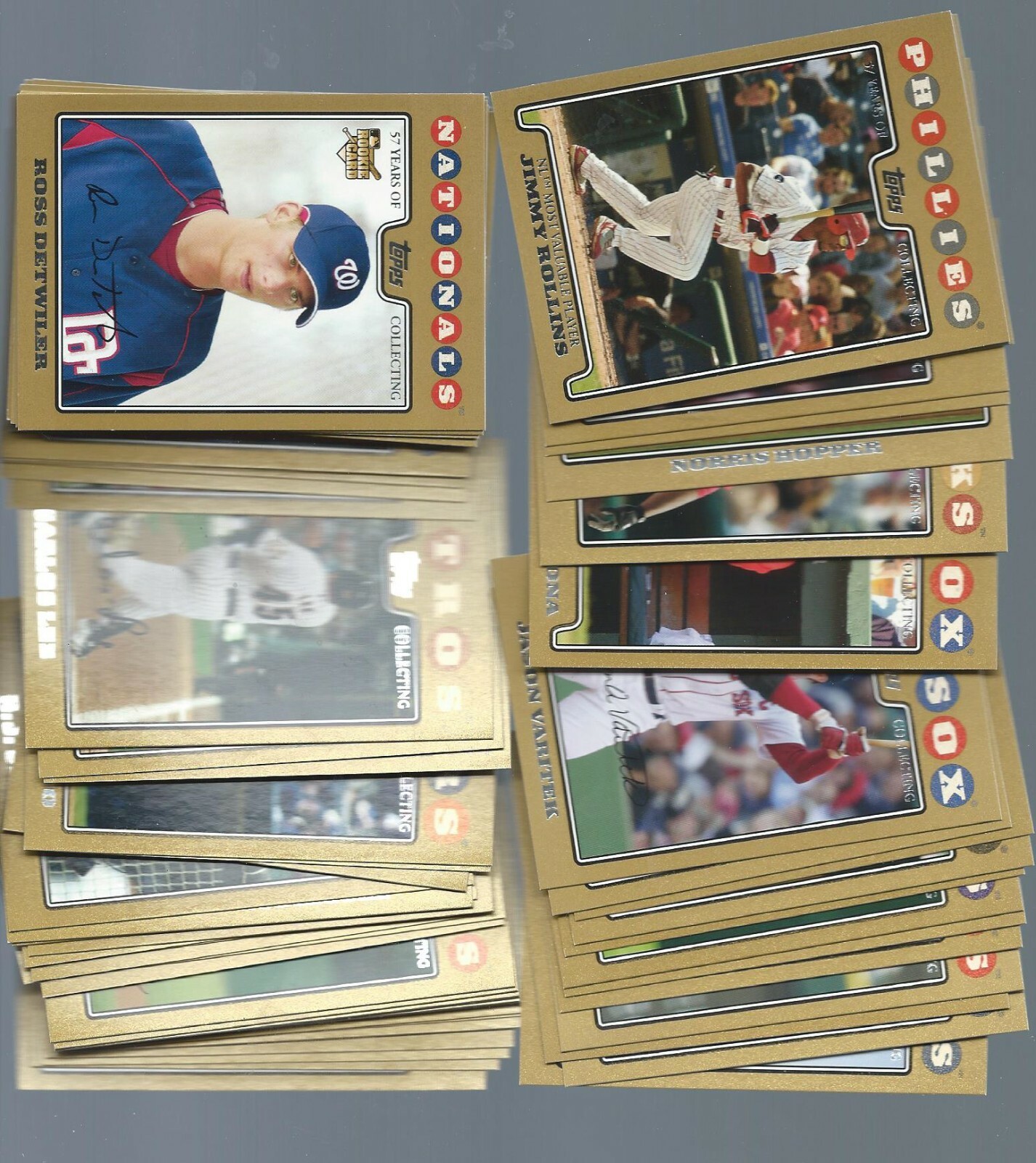 2008 Topps baseball Gold parallel card #d 2008 complete your set! BUY ...