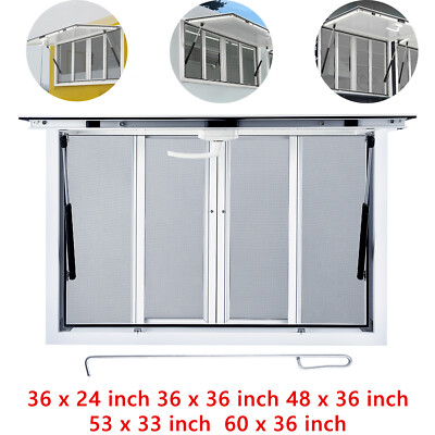 60x36/36x36/53x33/48x36/36x24in Concession Stand Serving Window Service ...