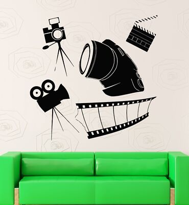 Wall Stickers Vinyl Decal Photo Video Camera Camcorder Arts Decor ...