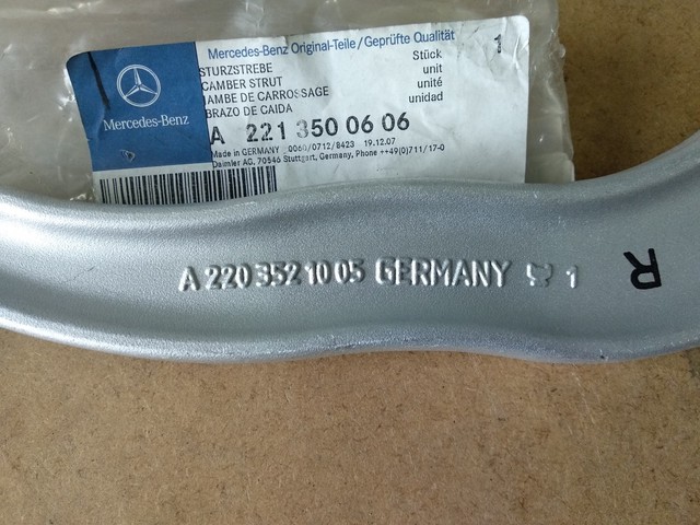 NEW Genuine OEM MERCEDES BENZ Control Arm Part No 2213500606 | eBay
