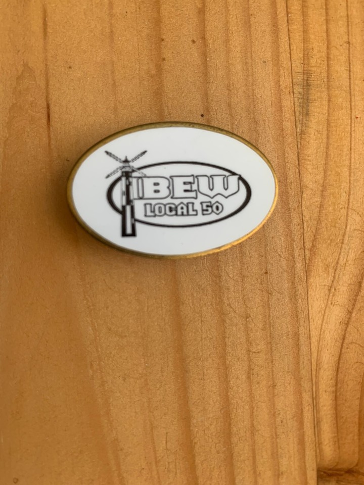IBEW Lapel Pin Local 50 - Free Shipping | eBay