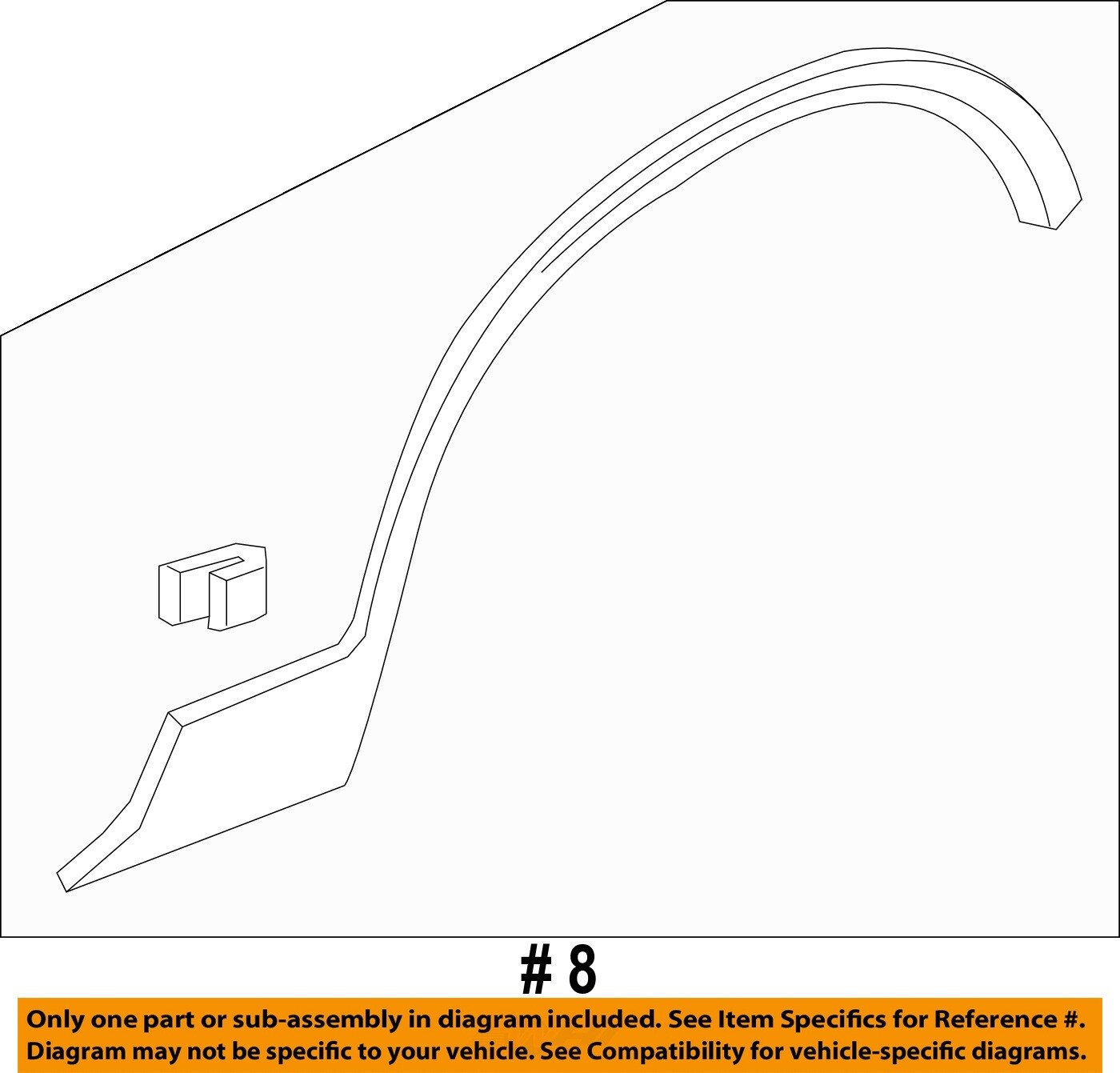 Genuine Honda Protector R Rear Wheel Arch 74410-t6z-a00 for sale online ...