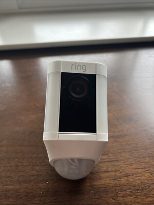 Ring 5AT3S8 Spotlight Cam 1080p White HD Security Camera #U2583 | eBay