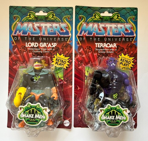 Masters Of The Universe MOTU Origins Snake Men LORD GR'ASP & TERROAR ...