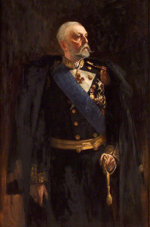 Oil painting Portrait-of-Oscar-II-of-Sweden-Oscar-Gustaf-Bjorck-Oil ...