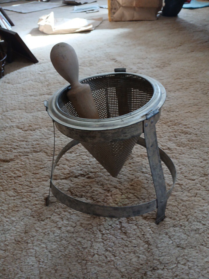 Antique Cone Strainer/Colander Sieve | eBay