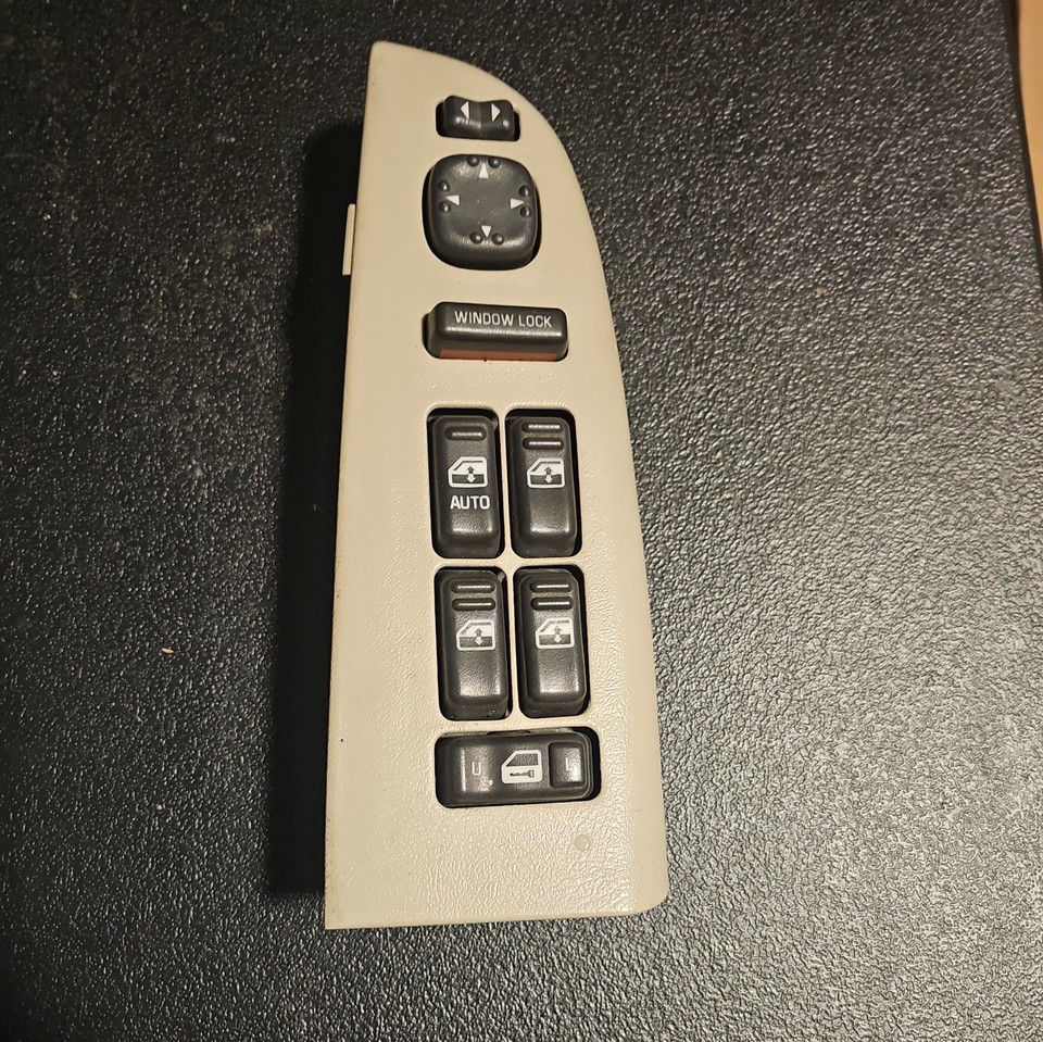 00-02 GMC Yukon/Tahoe/Suburban/Truck Driver Master Window Switch (Shale ...