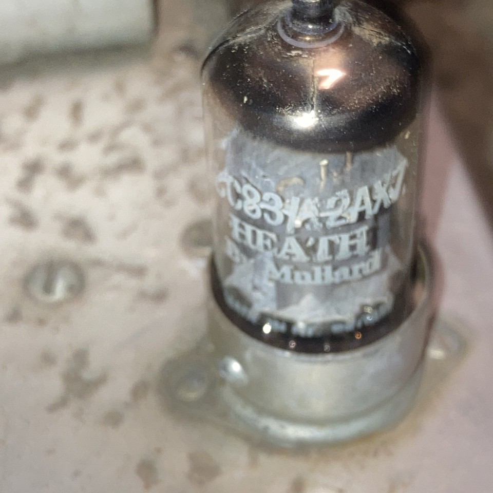 Heathkit Model DX-40 Transmitter Ham Radio Vintage w/ Heath Mullard C83 ...