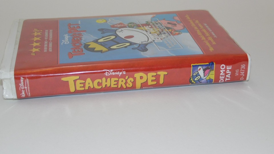 Teachers Pet VHS 2004 Walt Disney Vintage Disney Channel Clamshell DEMO ...