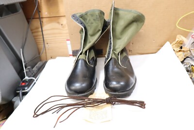 Vintage Genesco Vietnam War Era Jungle Boots Green Army Combat 12 W | eBay