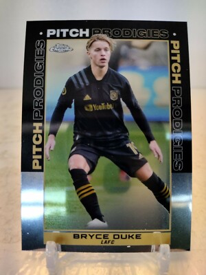 BRYCE DUKE ROOKIE 2021 Topps Chrome MLS Soccer RC #171 Pitch Prodigies ...