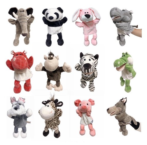 Animal Wildlife Hand Puppet Super Soft Plush Puppets Kid Children Toy ...