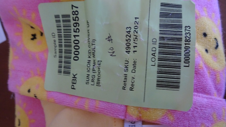 Pottery Barn Kids sun icon beach cover up large mono BROOKE photo shoot ...