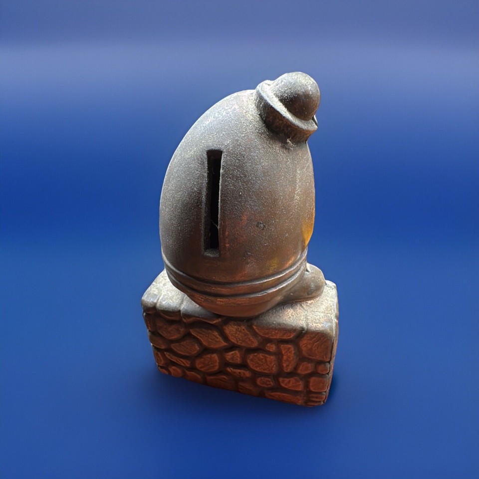 vintage humpty dumpty cast iron coin bank | eBay