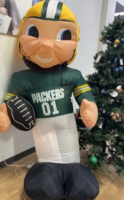 RARE Gemmy 2001 Giant Inflatable 8' Football Player NFL Green Bay ...