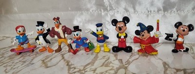 Vintage Disney PVC Figure Lot: Mickey Mouse & DuckTales Scrooge McDuck ...