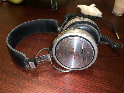 Recoton Early Headphones Chrome Metal Nice Look As Is | eBay