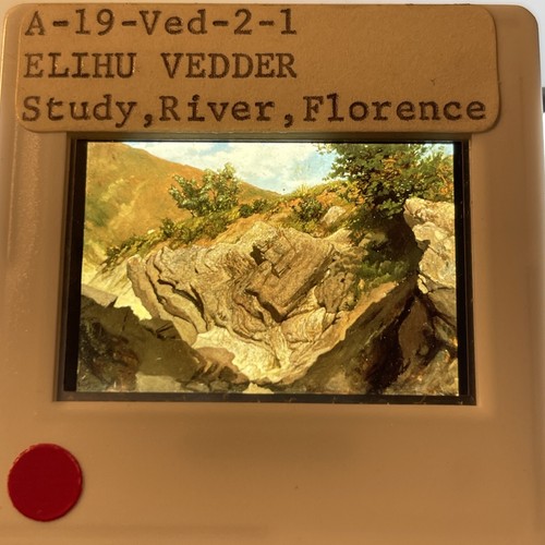 Elihu Vedder "Study, River, Florence " Symbolism 35mm Art Slide | eBay