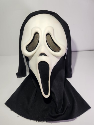 VINTAGE EASTER UNLIMITED GHOST FACE MASK COSTUME SCREAM MOVIE Marked MK ...