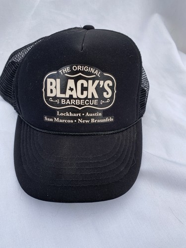 The Original Black's Barbecue CAP Lockhart Austin Trucker Mesh | eBay